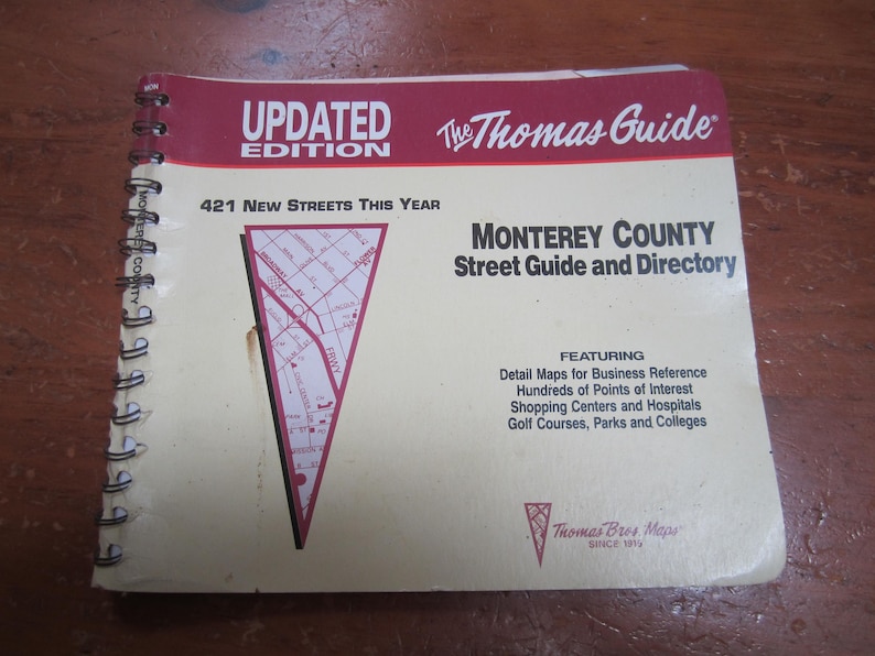 Thomas Bros. Maps the Thomas Guide CALIFORNIA Regional Atlases - Etsy
