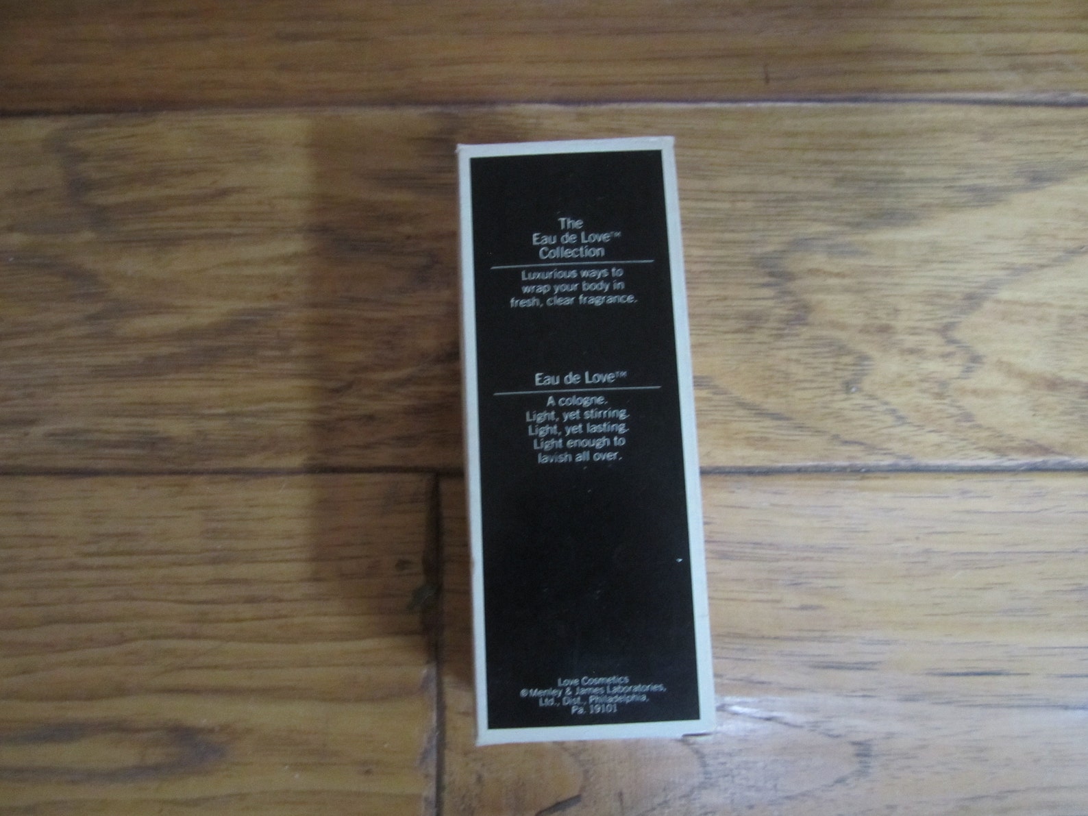Vintage MENLEY JAMES Eau De Love Cologne Huge Bottle 6oz Original Box ...