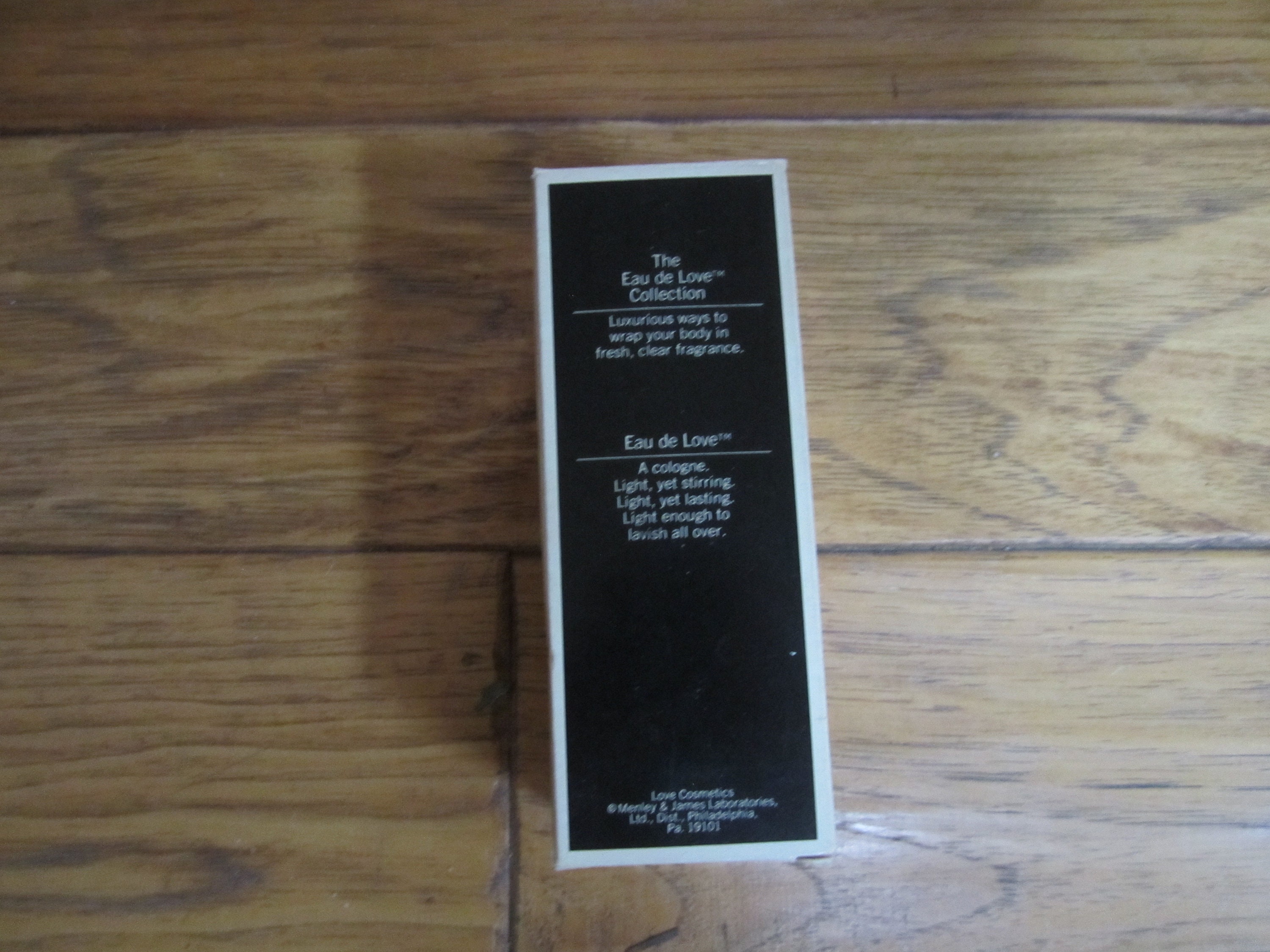 Vintage MENLEY JAMES Eau De Love Cologne Huge Bottle 6oz Original Box ...