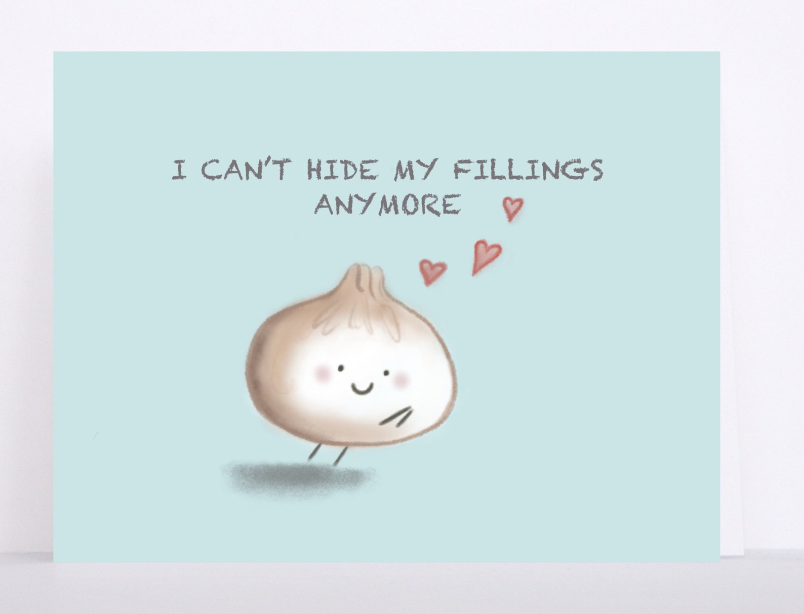 Dumpling - Greeting Card, Food, Birthday, Anniversary, Valentine, Just ...
