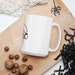 Flork I Drink Coffee for Your Protection White Glossy Mug - Etsy