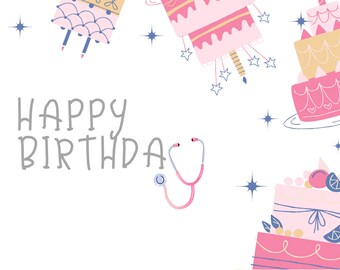 Birthday Cards for Doctor - Etsy