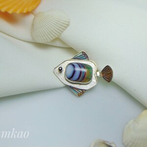 Handmade Sterling Silver Fish Pendantsilver Fish Necklacesea - Etsy