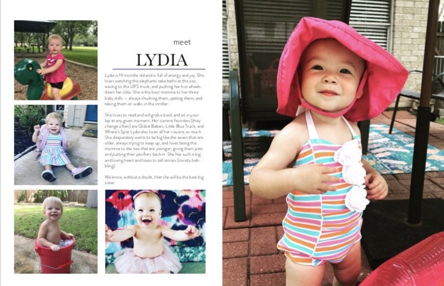 Modern Adoption Profile Book PDF - Custom Design by Our Graphic ...