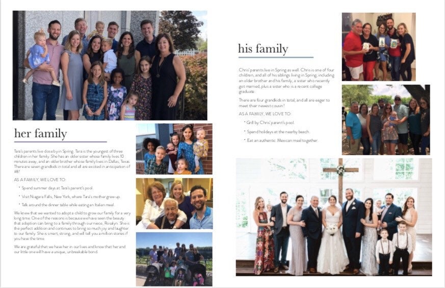 Modern Adoption Profile Book PDF - Custom Design by Our Graphic ...