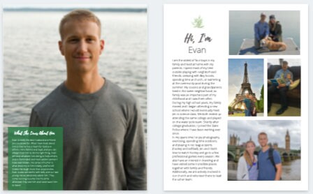 Chic Adoption Profile Book Template | Profile Book Template Designed ...