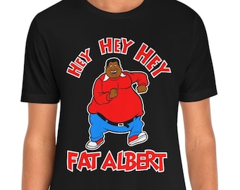 Blue "fat Albert & Junkyard Gang" - Unisex Heavy Cotton Graphic T-shirt ...