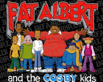 Fat Albert Svg PNG Graphic DTG DTF Transfer Sublimation Vintage ...