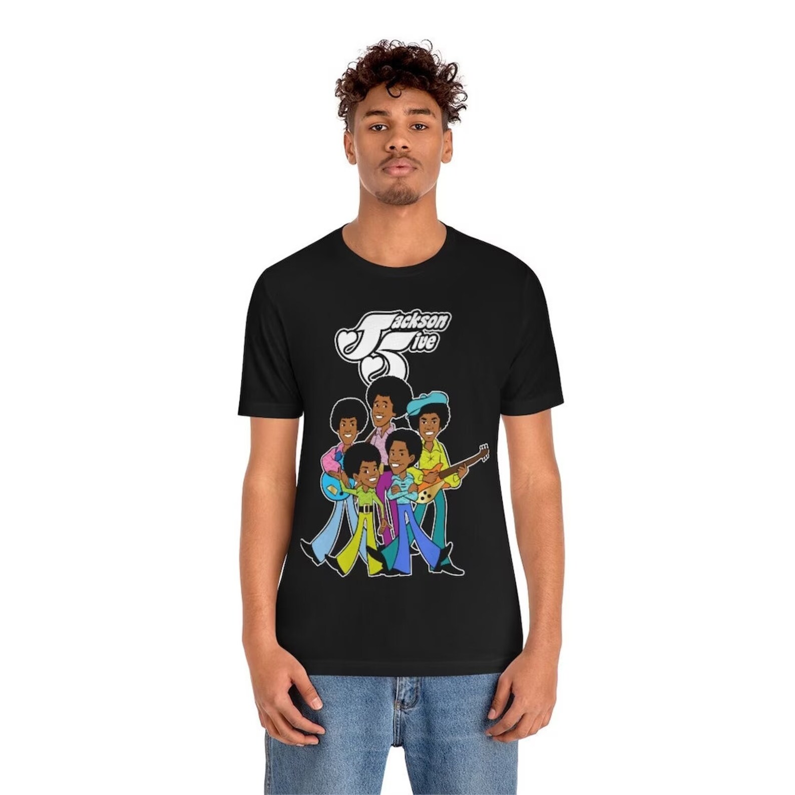 Jackson 5 Cartoon Animated PNG Graphic for DTG DTF Transfer Sublimation ...