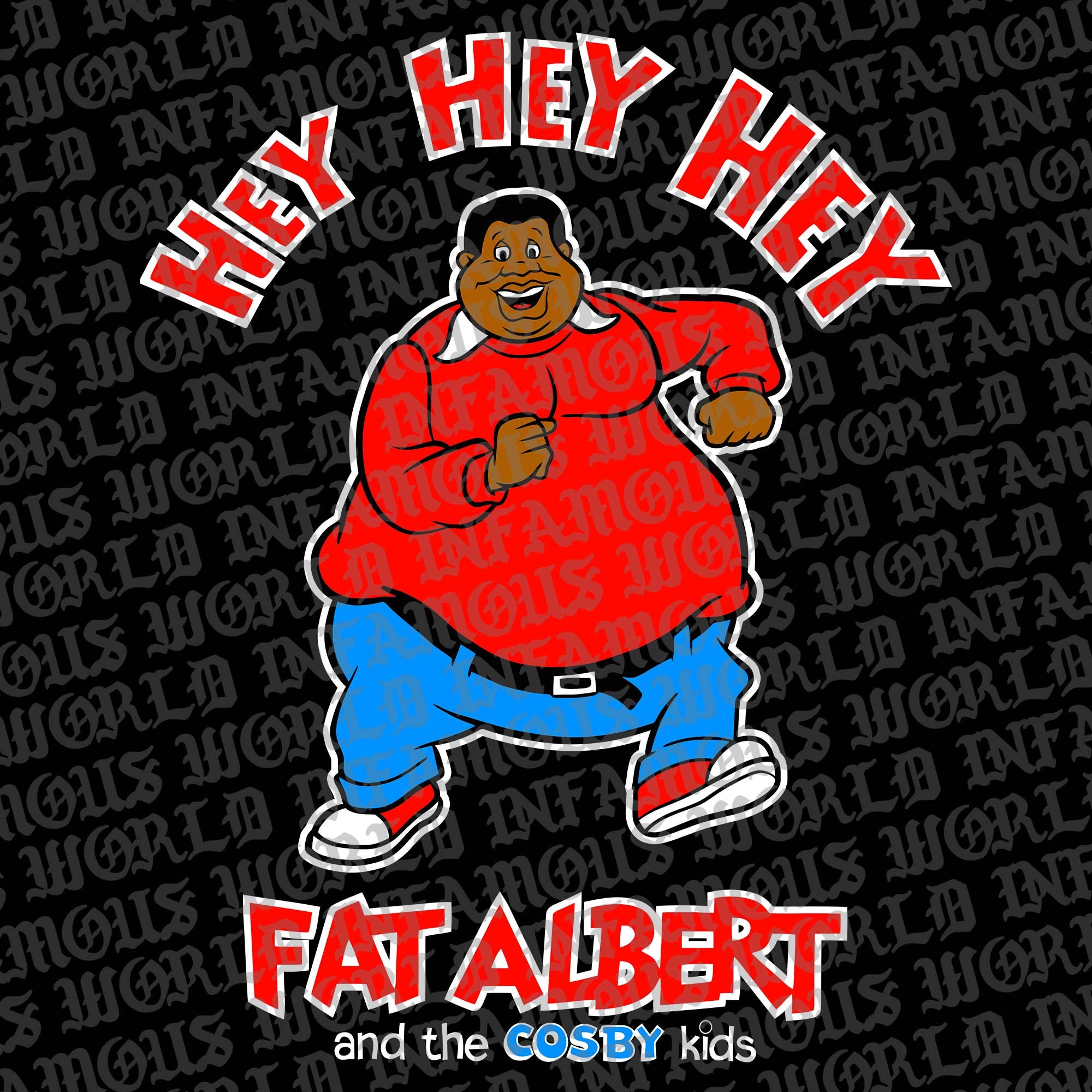 Fat Albert Svg PNG Graphic DTG DTF Transfer Sublimation Vintage ...