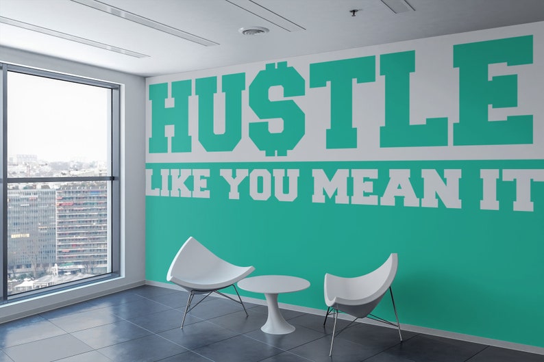 HUSTLE Like You Mean It Graphic for Vinyl DTG DTF Transfer - Etsy