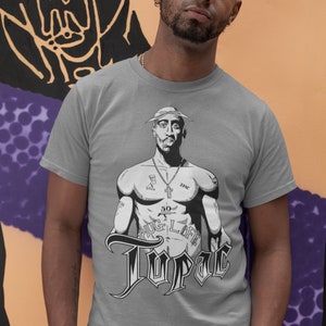 Tupac 2pac Cartoon Animated PNG Graphic for DTG DTF Transfer Sublimation Vintage Nostalgia ...