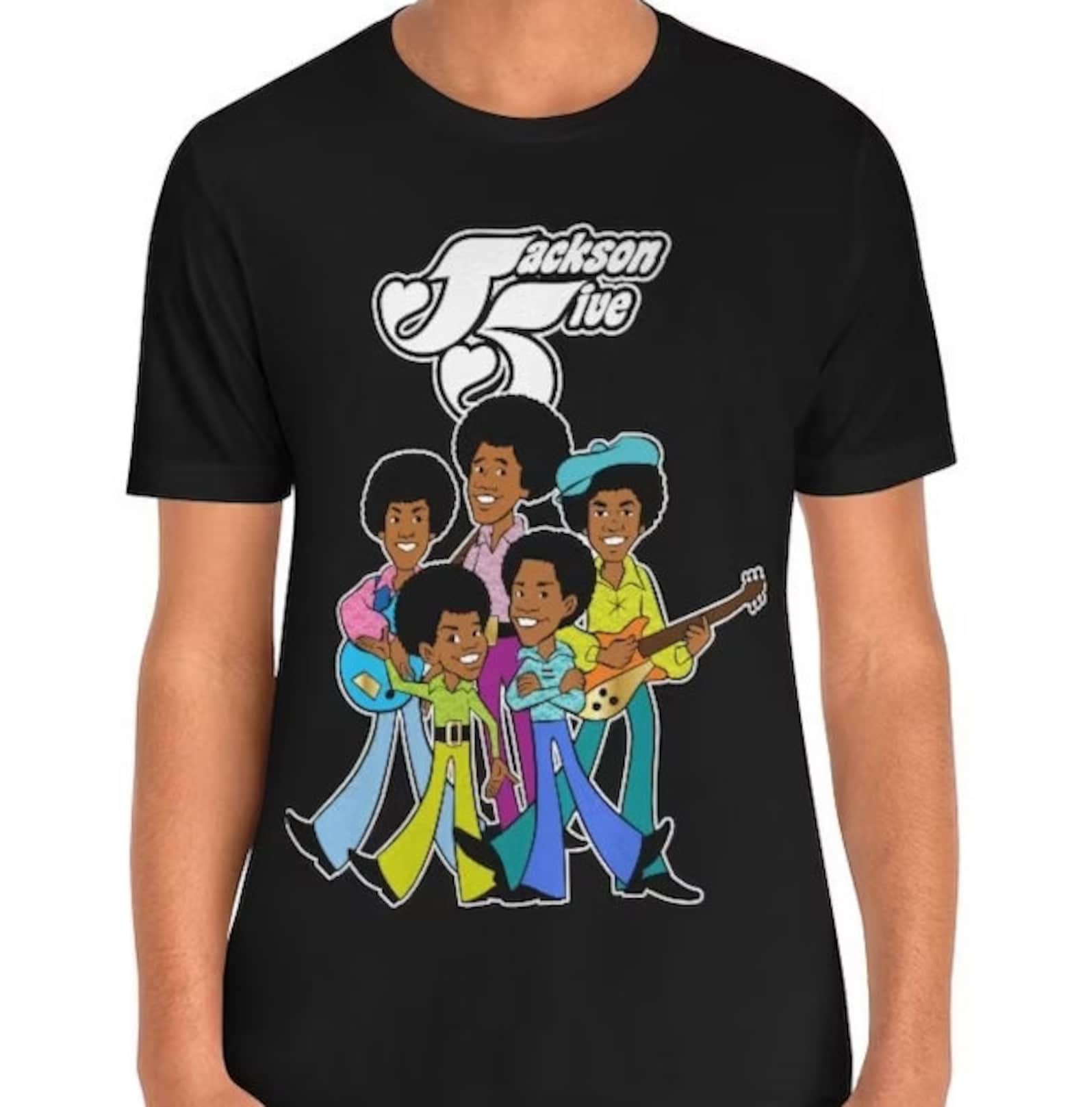 Jackson 5 Cartoon Animated PNG Graphic for DTG DTF Transfer Sublimation ...
