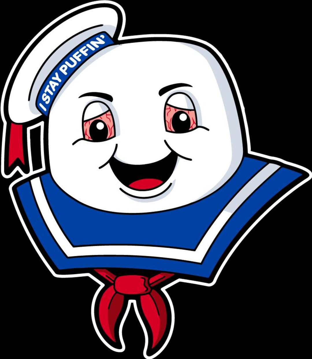 I STAY PUFFIN - Stay Puft Marshmallow Man 420 Weed Ghostbusters - Etsy