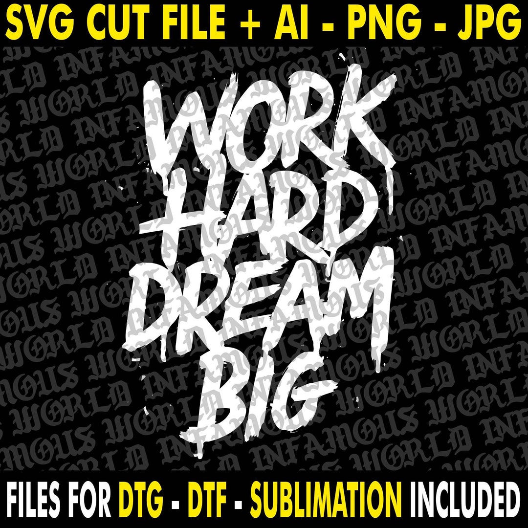 Work Hard Dream Big Motivational Inspirational Quotes About Life ...