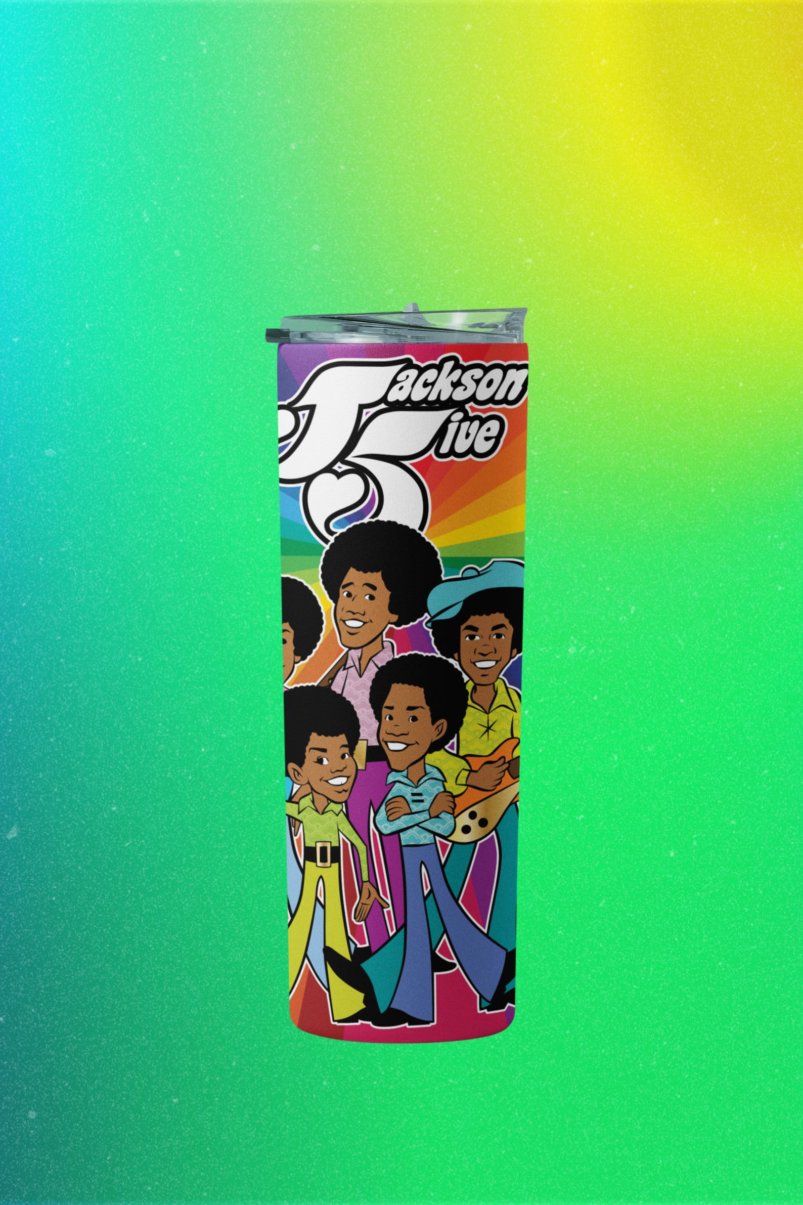 Jackson 5 Cartoon Animated PNG Graphic for DTG DTF Transfer Sublimation ...