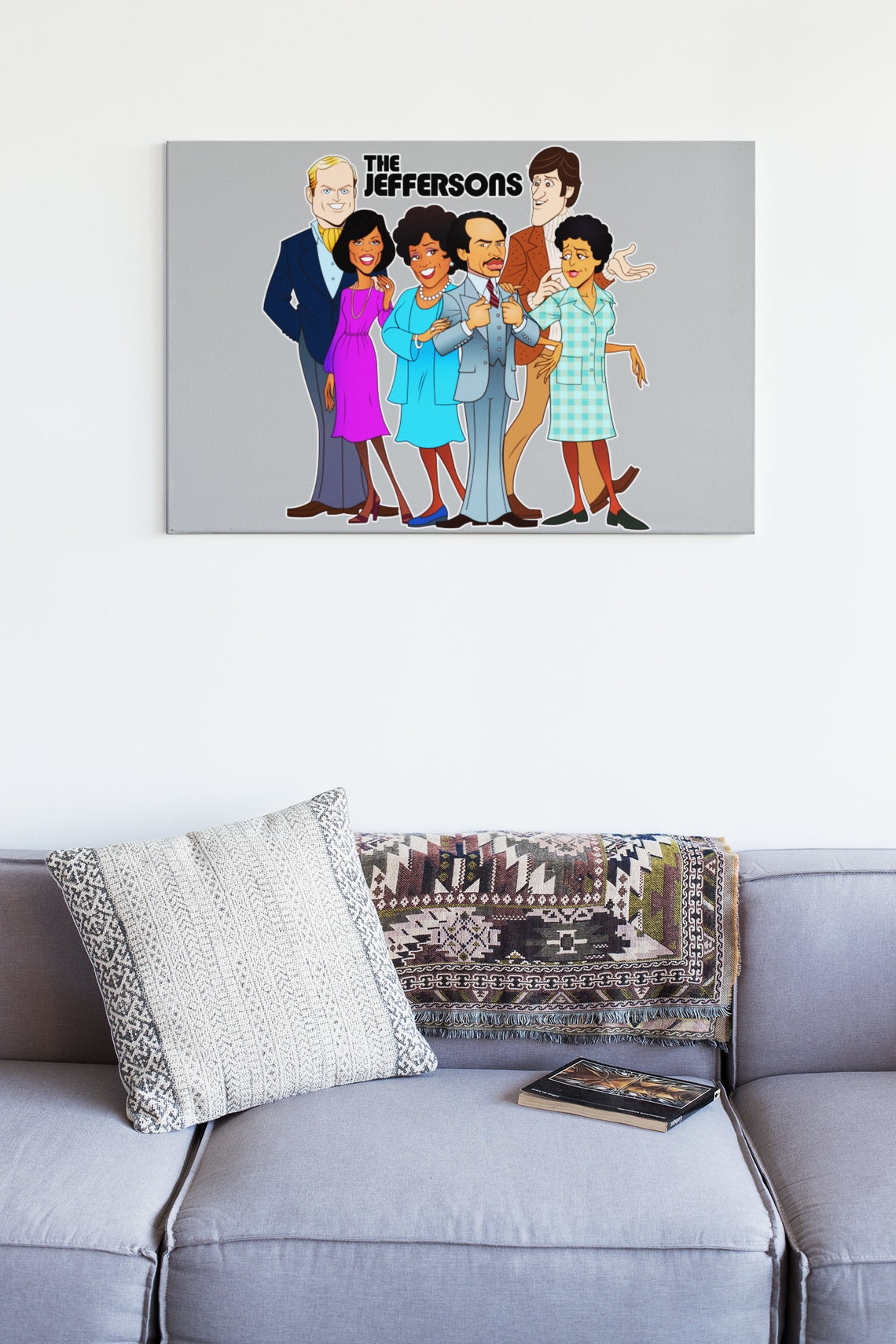 The Jeffersons Cartoon PNG Graphic Transfer Sublimation Tshirt - Etsy