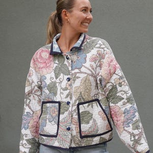 Dotti Quilted Jacket Sewing Pattern | PDF Pattern | Video Tutorial ...