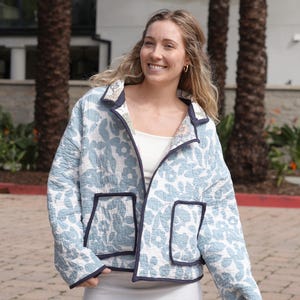 Dotti Quilted Jacket Sewing Pattern | PDF Pattern | Video Tutorial ...