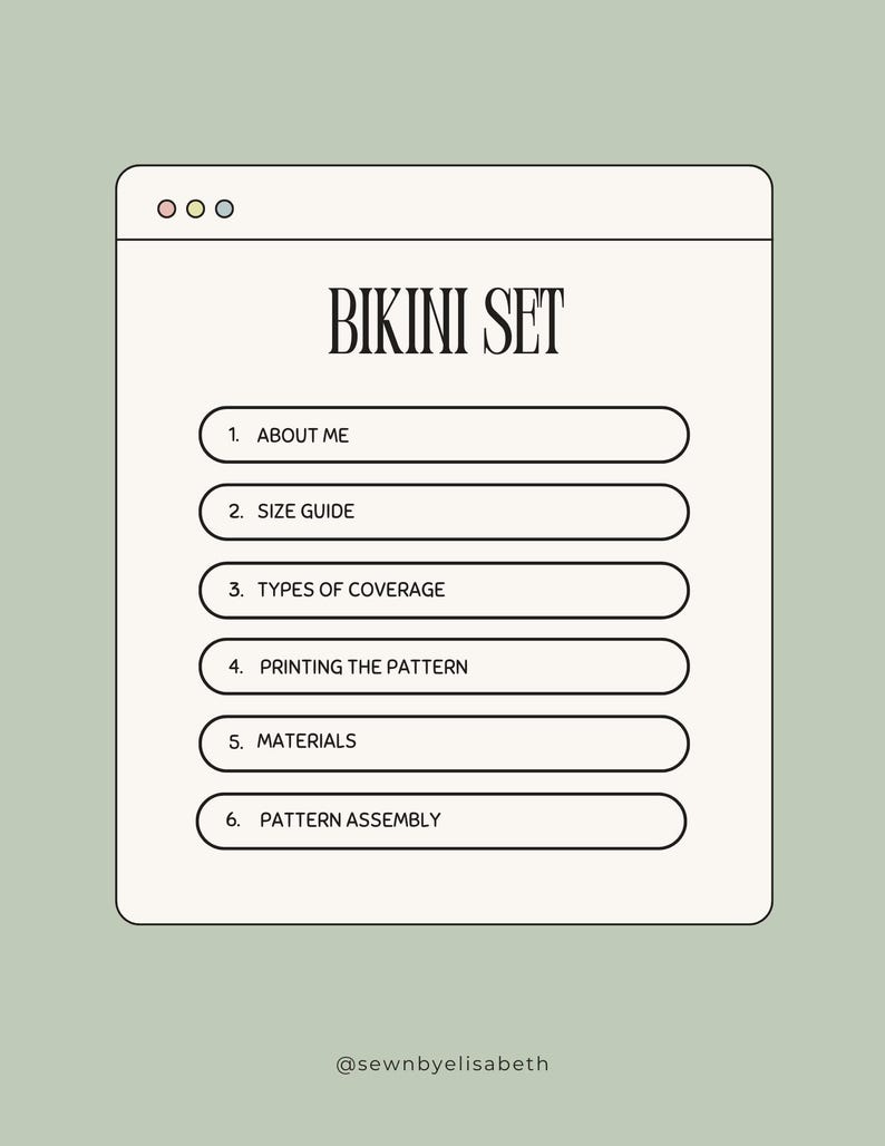 Bikini Sewing Pattern | Seamless & Reversible | Thong, Cheeky, Full ...
