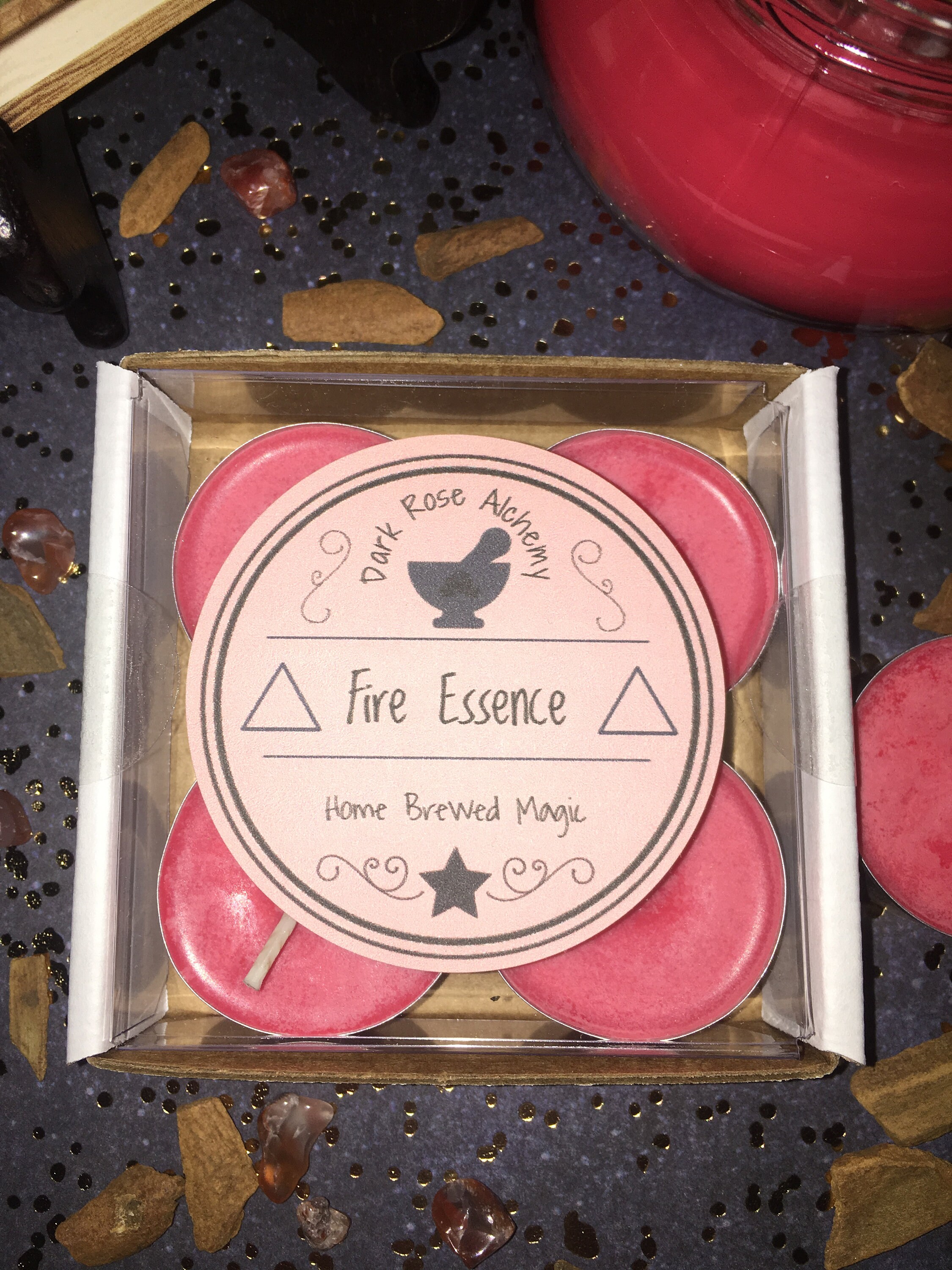 Fire Essence Elemental Altar Candle | Etsy
