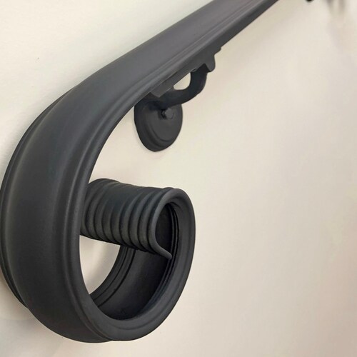 1 to 2 Step Modern Design Wrought Iron Grab Rail Stair Railing - Etsy