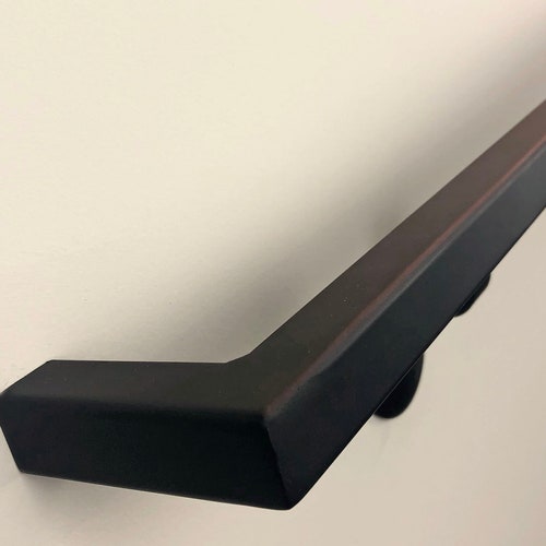 Square Flat Wall Mount Modern Stair Hand Rail Staircase - Etsy