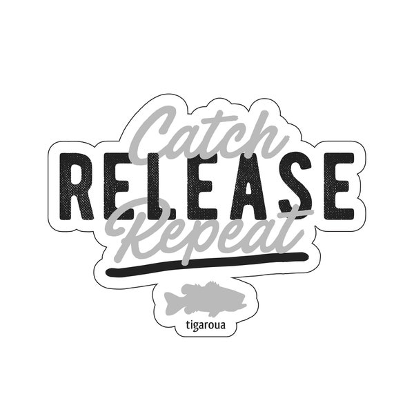 Catch and Release Sticker - Etsy