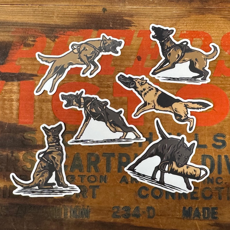 PSA German Shepherd Sticker - Etsy
