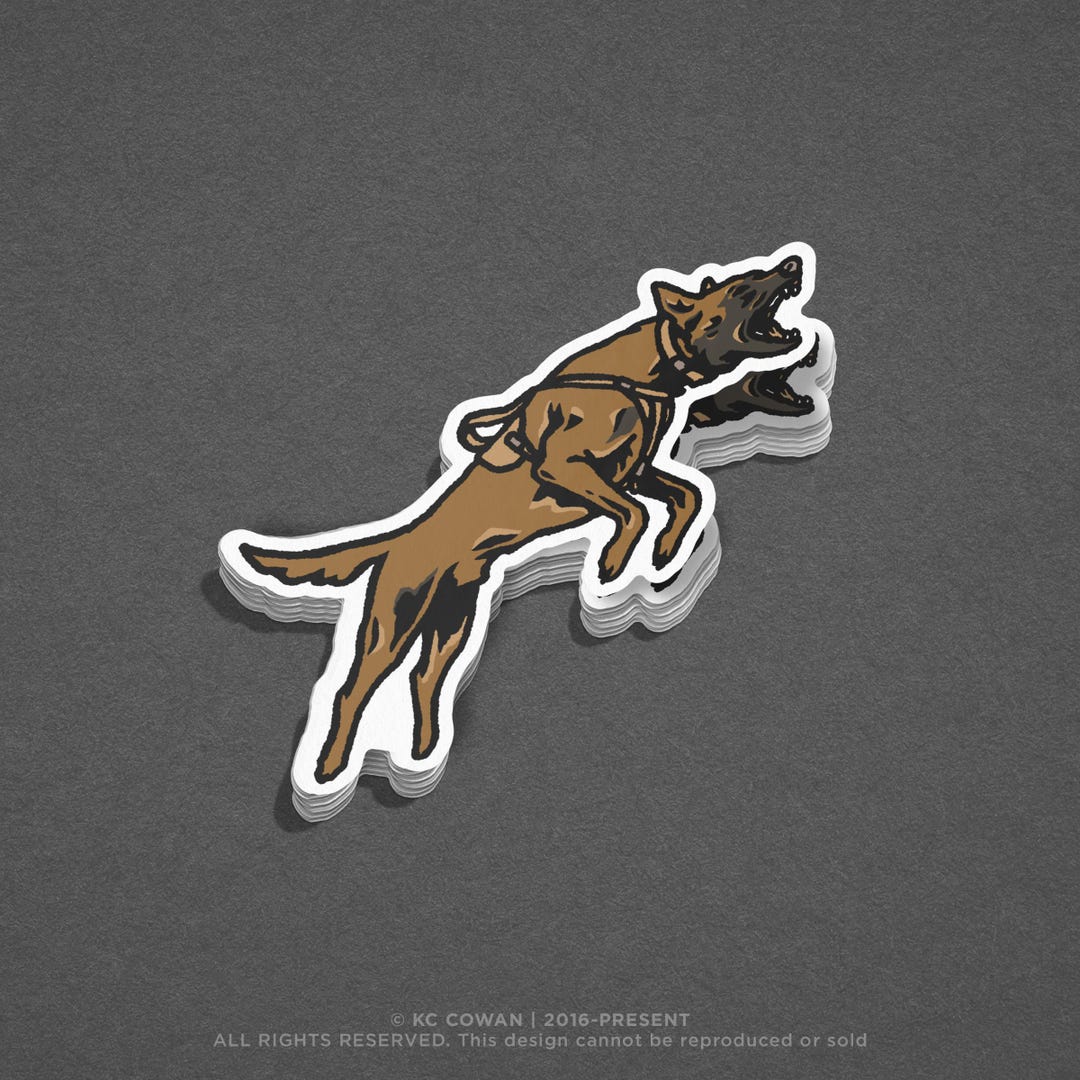 PSA Belgian Malinois Sticker - Etsy