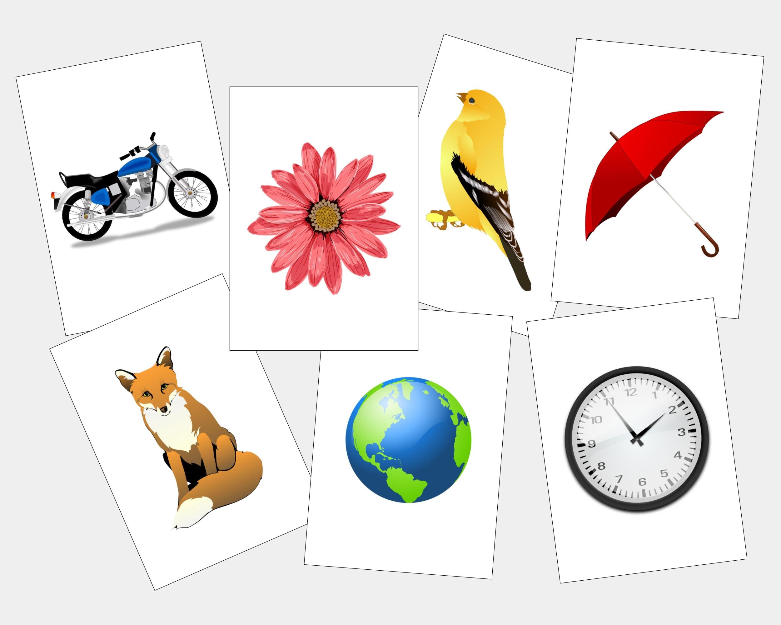 Unlabeled First Words Flashcards Set of 125 - Printable Flashcards ...