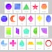 Shapes Flashcards Set of 22 • Children's Learning Activity • Early ...