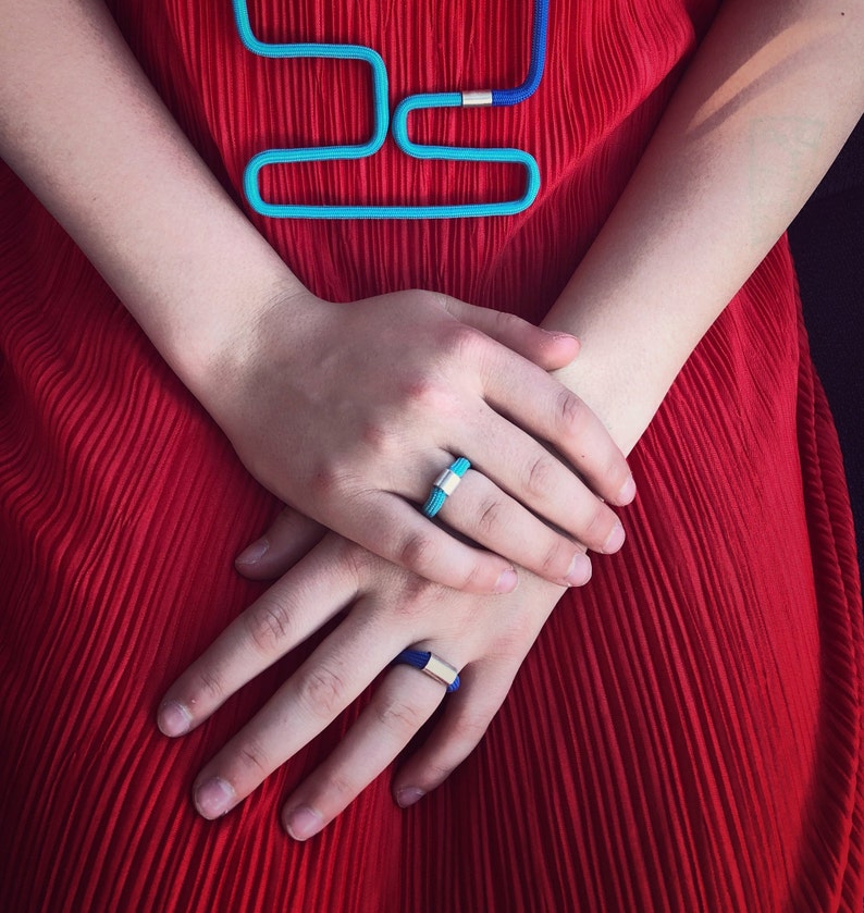 Modern Neon Colors Ring / Future is Now / Futurisnow | Etsy