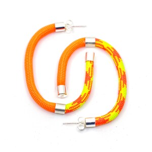 Plaid Oval Multi-color Earrings Sterling Silver Stud by Futurisnow ...