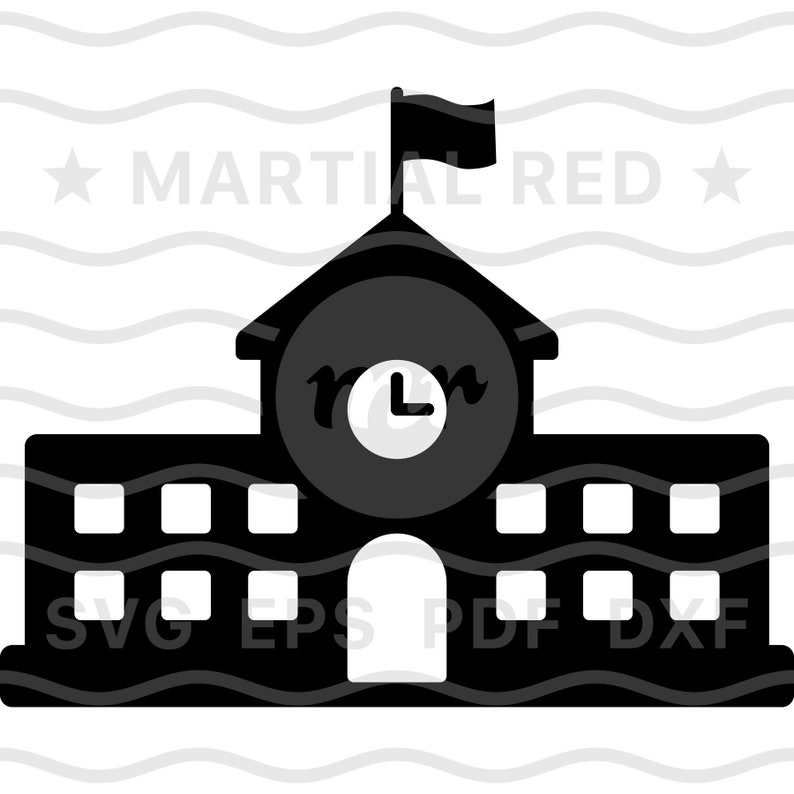 School Svg Education Svg School Building High School Svg - Etsy