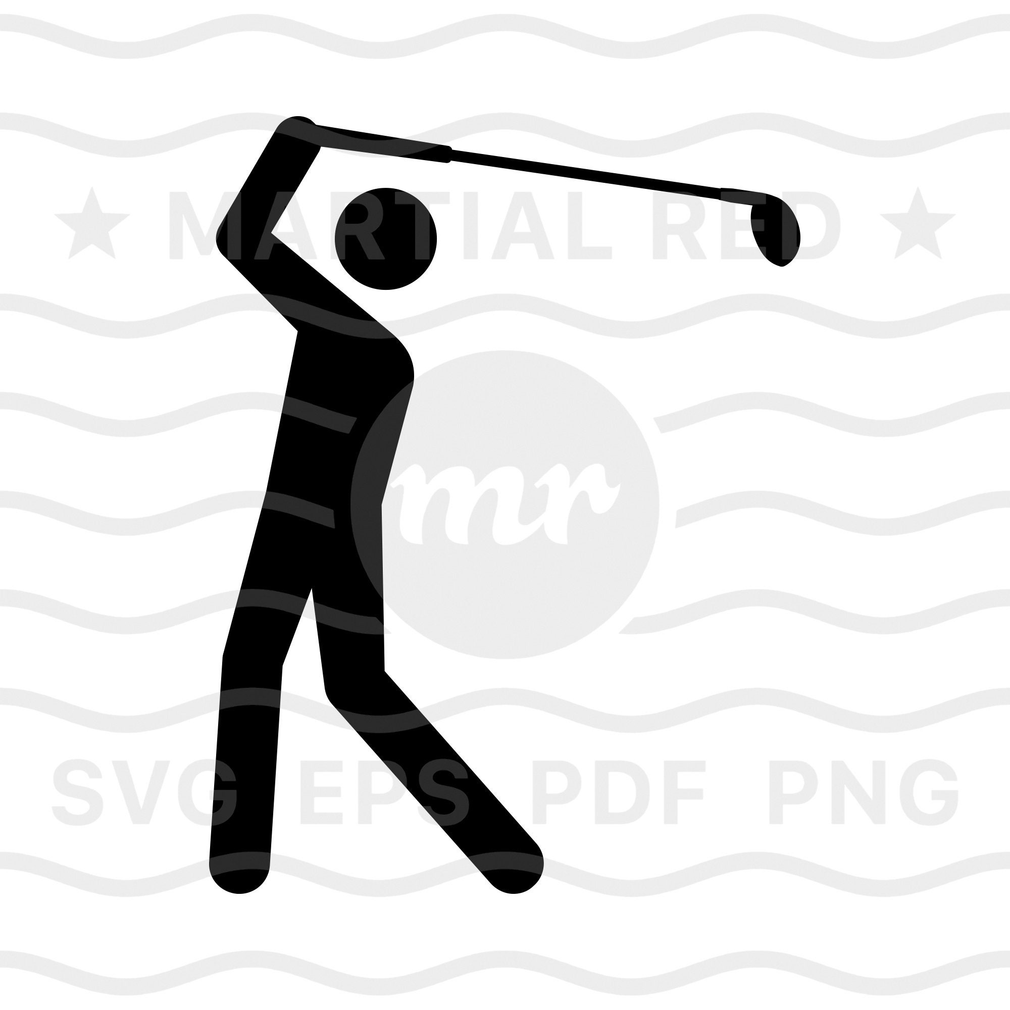Golf svg golf svg golfer svg golf swing svg tiro deporte - Etsy España