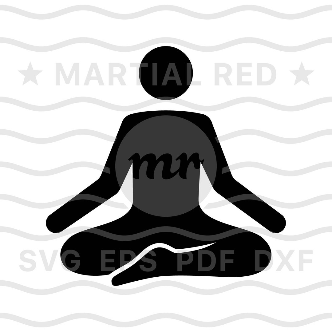 Meditation Svg, Meditate Svg, Zen Svg, Enlightenment, Focus ...