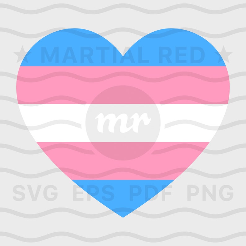 Trans Heart Svg Transgender Heart Svg Trans Love Svg | Etsy