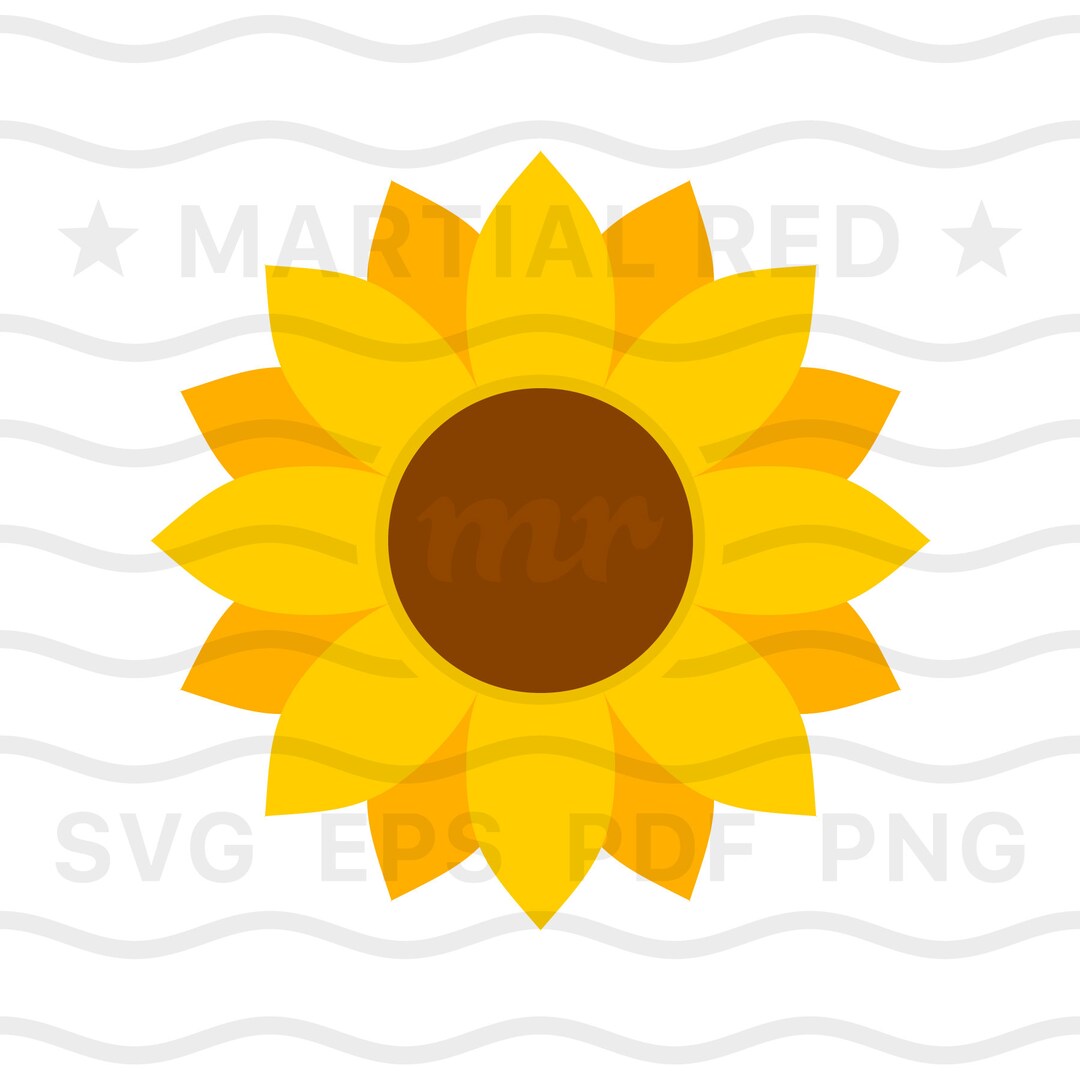 Sunflower Svg, Sunflower Blossom Svg, Yellow Flower Svg, Helianthus Svg ...