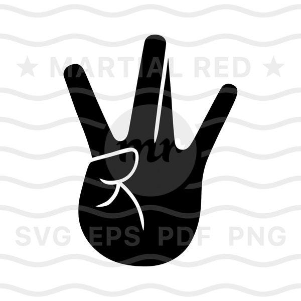 Westside Hand Sign Svg - Etsy