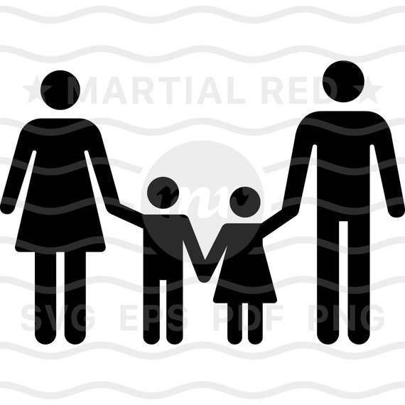 Family Svg Parents Svg Children Father Mother Childred Svg - Etsy UK