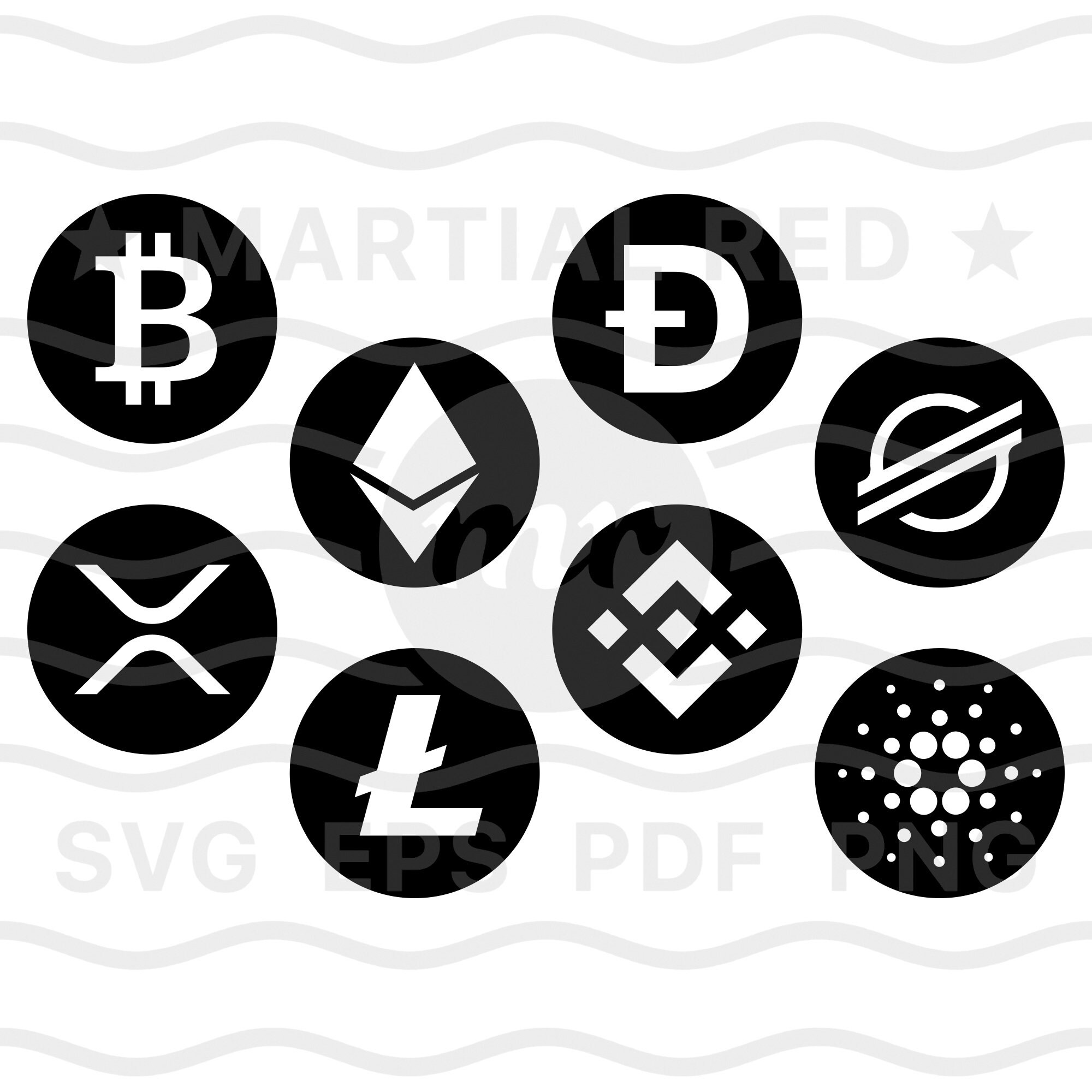 Cryptocurrency svg crypto cryptocurrencies digital | Etsy