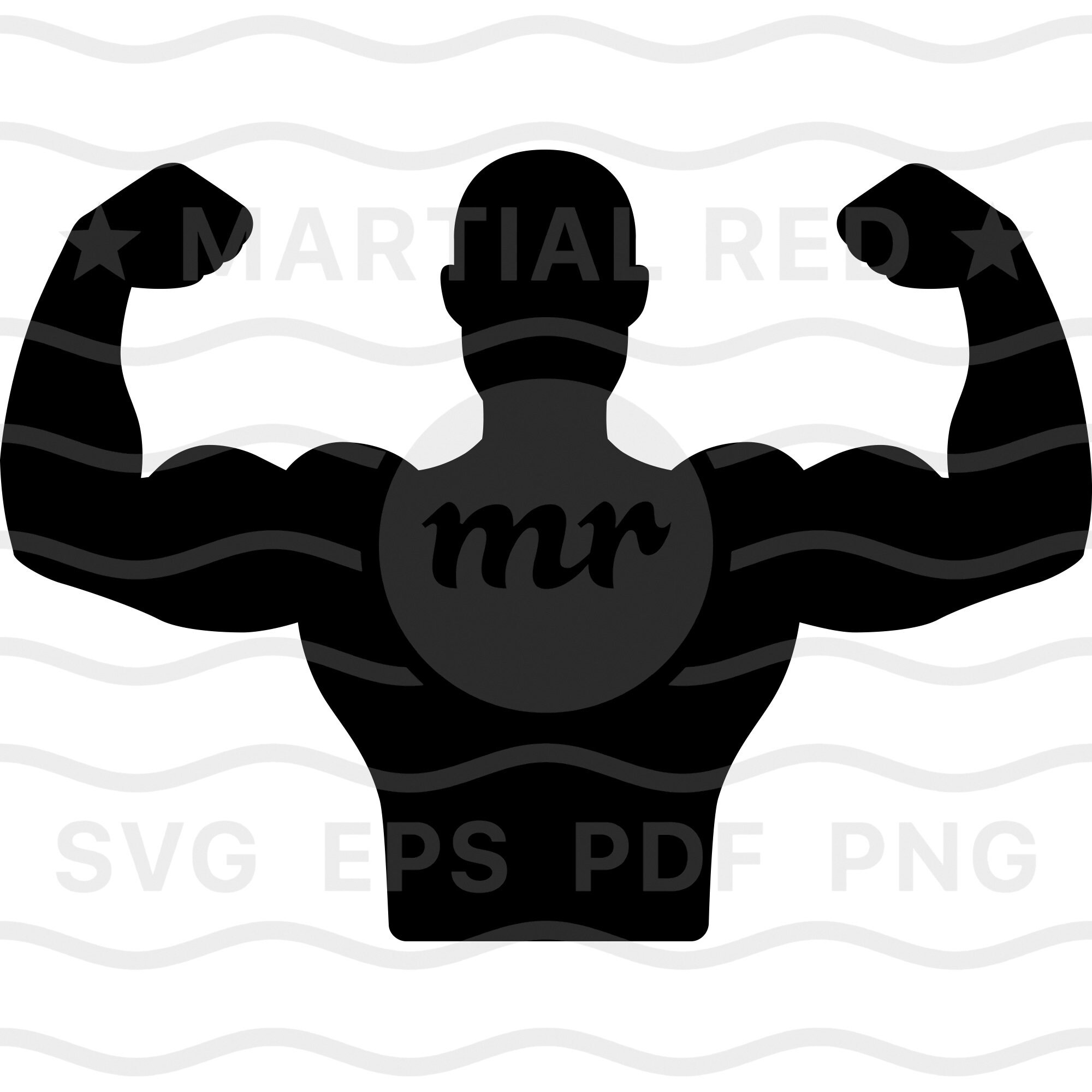 Muscles Svg, Bodybuilding Svg, Muscular Body Svg, Body Building, Man ...