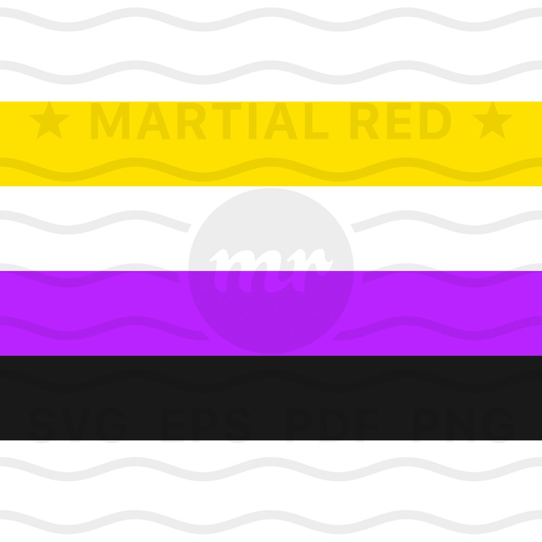 Nonbinary Flag Svg, Non Binary Flag, Genderqueer Flag Svg, Non-binary Flag, Enby Svg, Cut File ...