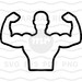 Muscles Svg Bodybuilding Svg Muscular Body Svg Body - Etsy