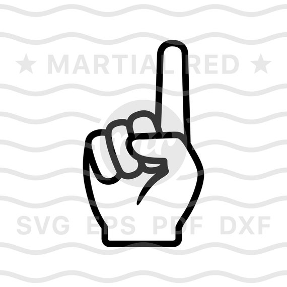 Hand Number 1 Svg No 1 Sign Svg Finger Svg Best Svg First | Etsy