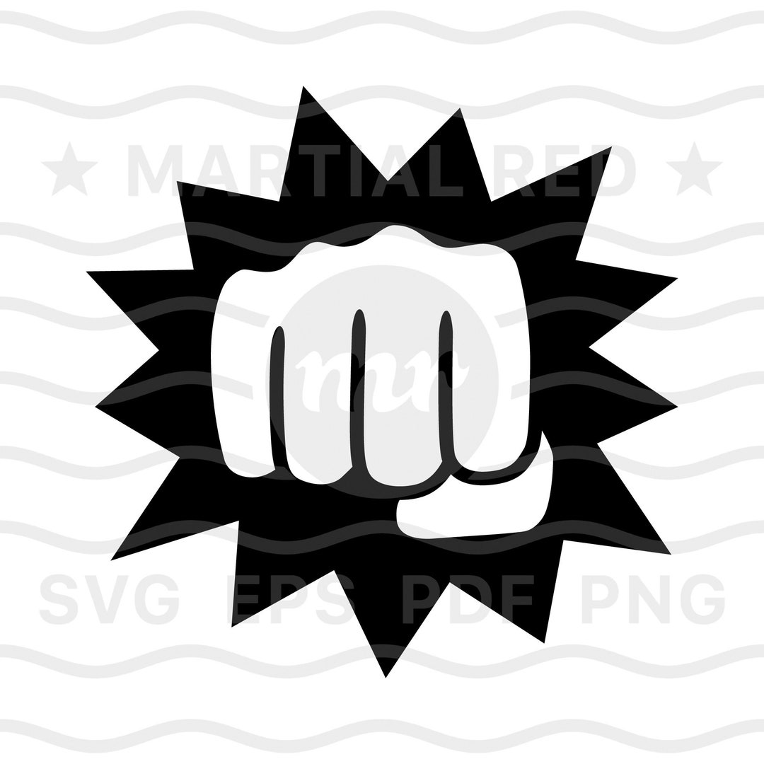 Punch Svg, Fist Svg, Fight Svg, Attack Svg, Mma Svg, Martial Arts, Line ...