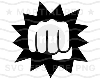 Human Fist Svg Punch Svg Hand Knuckles Svg. Vector Cut File - Etsy