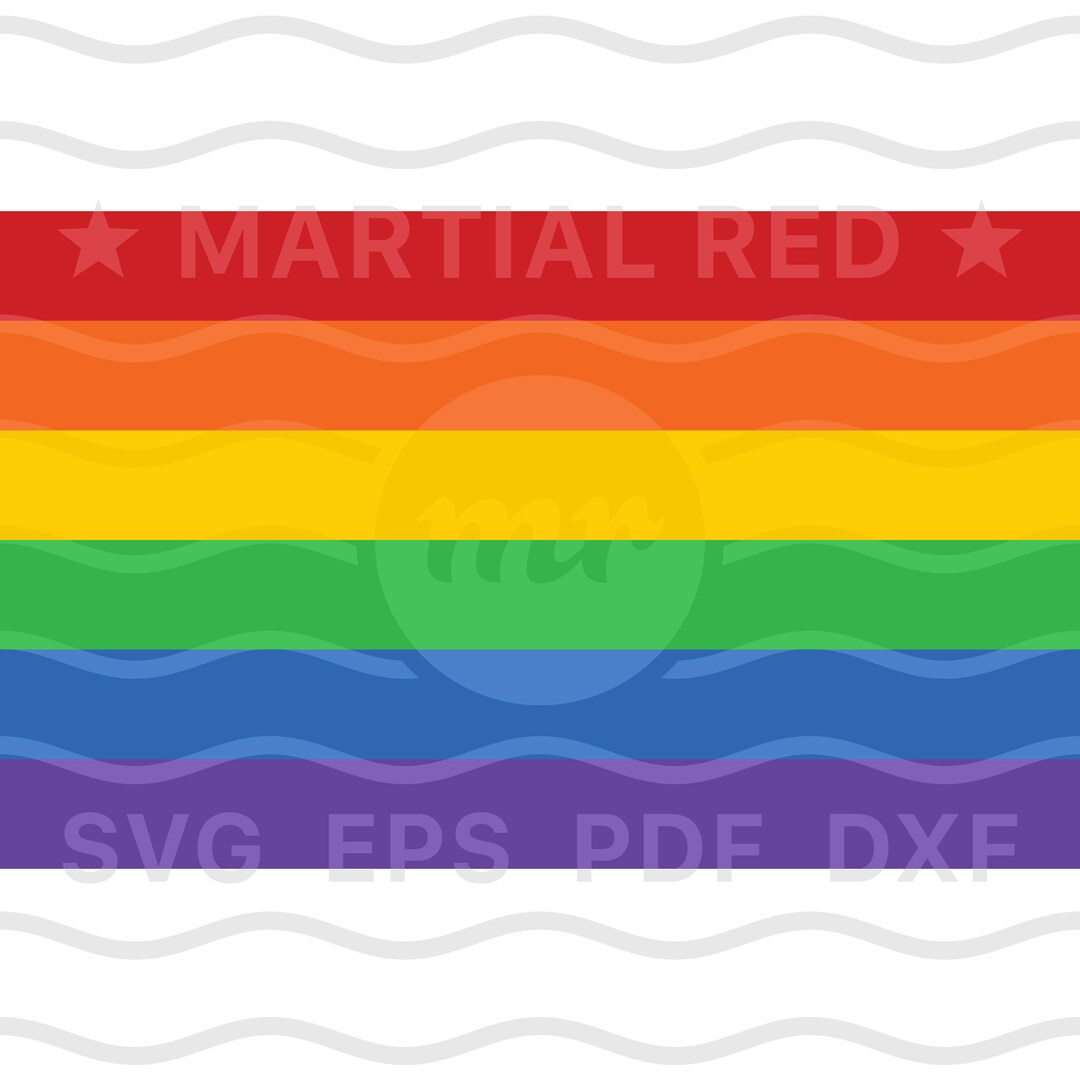 Rainbow Flag Svg, Pride Flag Svg, Rainbow Banner, LGBTQ Flag, LGBT ...