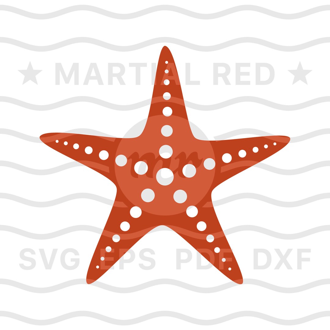 Starfish Svg, Sea Star Svg, Star Fish Svg, Marine Life Svg, Beach Svg ...